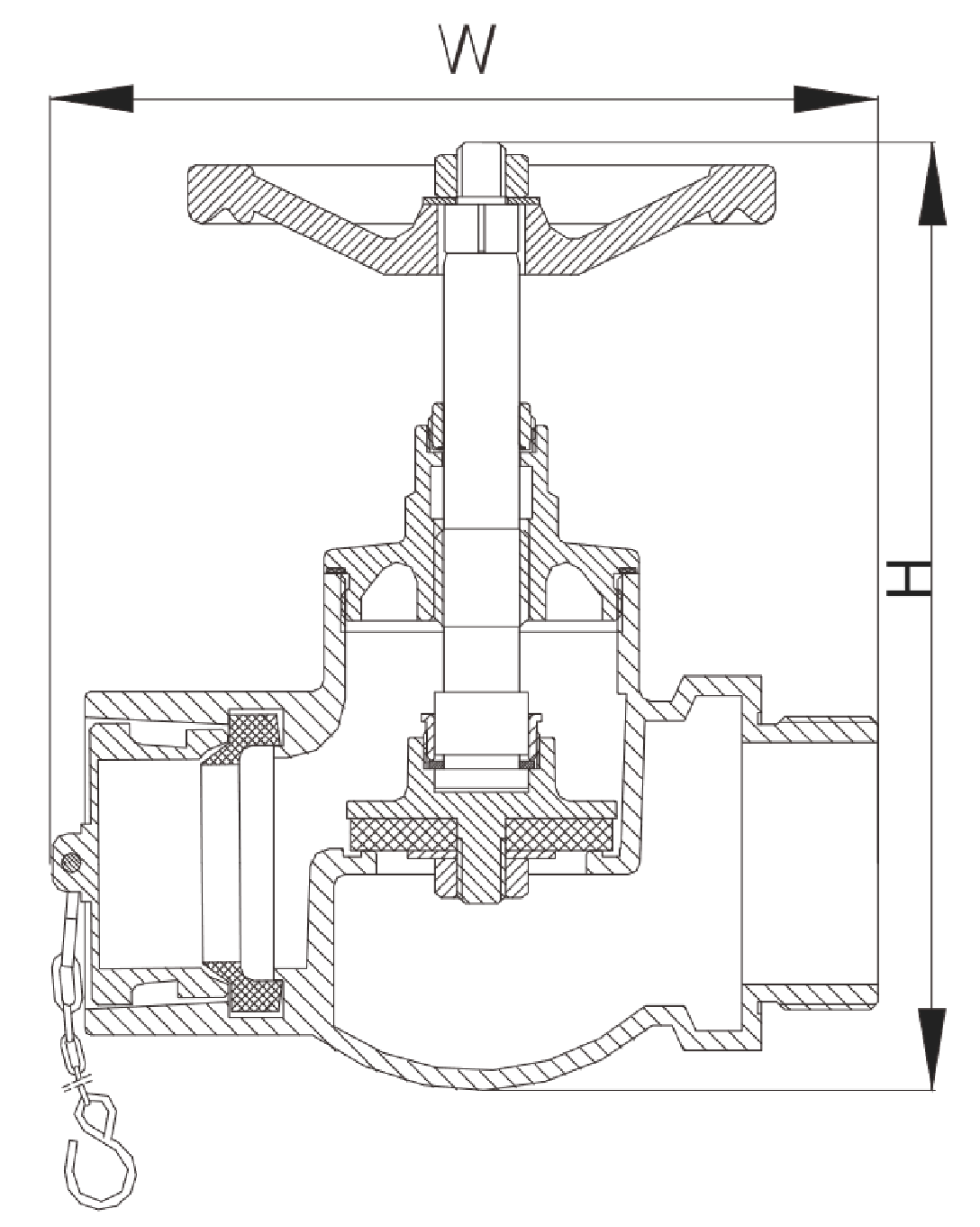 Flanged Horizontal Landing Valve - F23_Official Website | Fire Kings ...